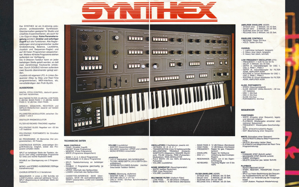 ELKA Synthex - analog Classic and vintage Workstation - GreatSynthesizers