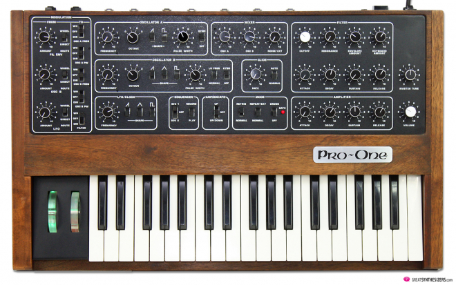 Sequential Pro-One - best vintage monophonic? - GreatSynthesizers