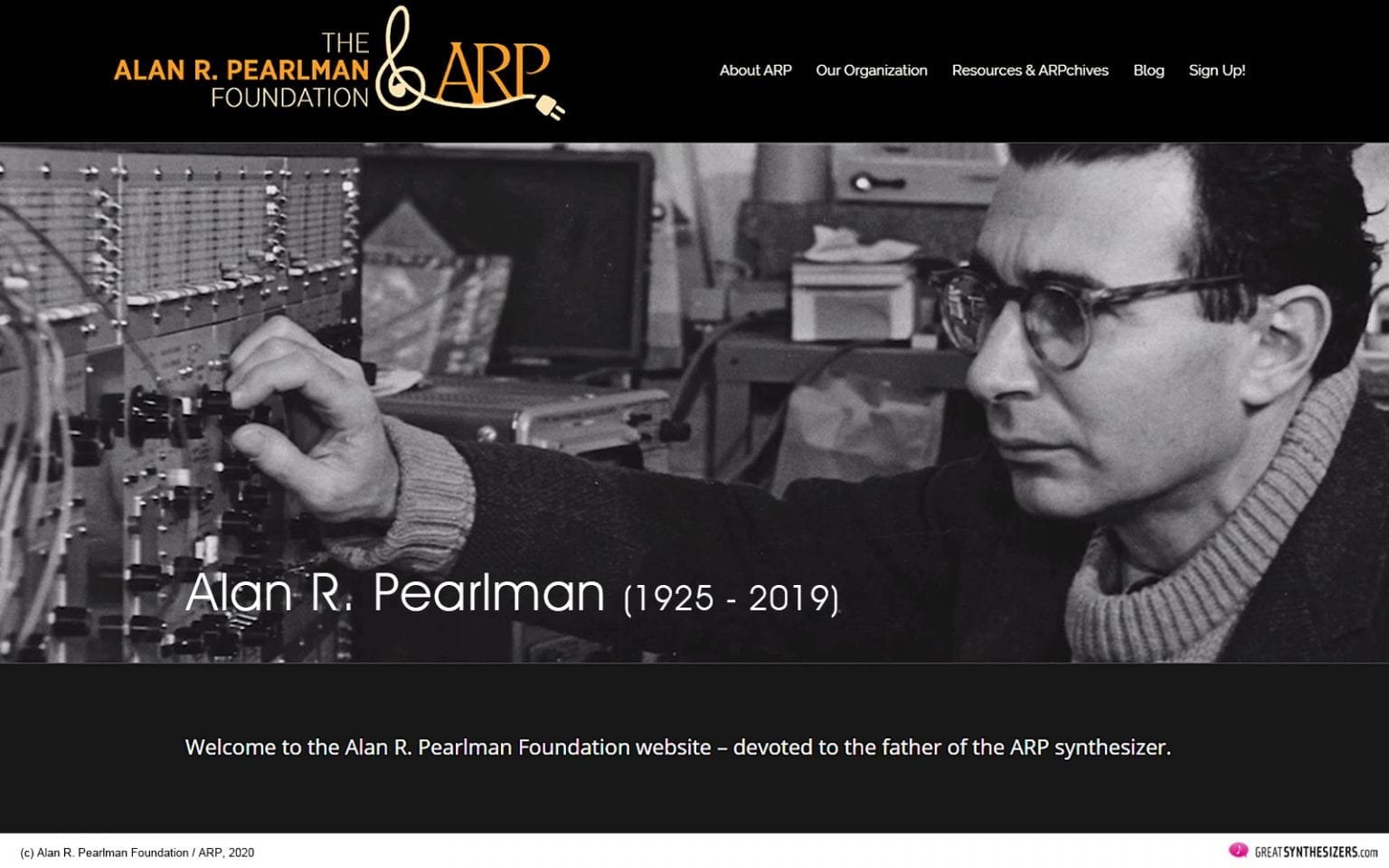 Alan Robert Pearlman (1925 - 2019) - GreatSynthesizers