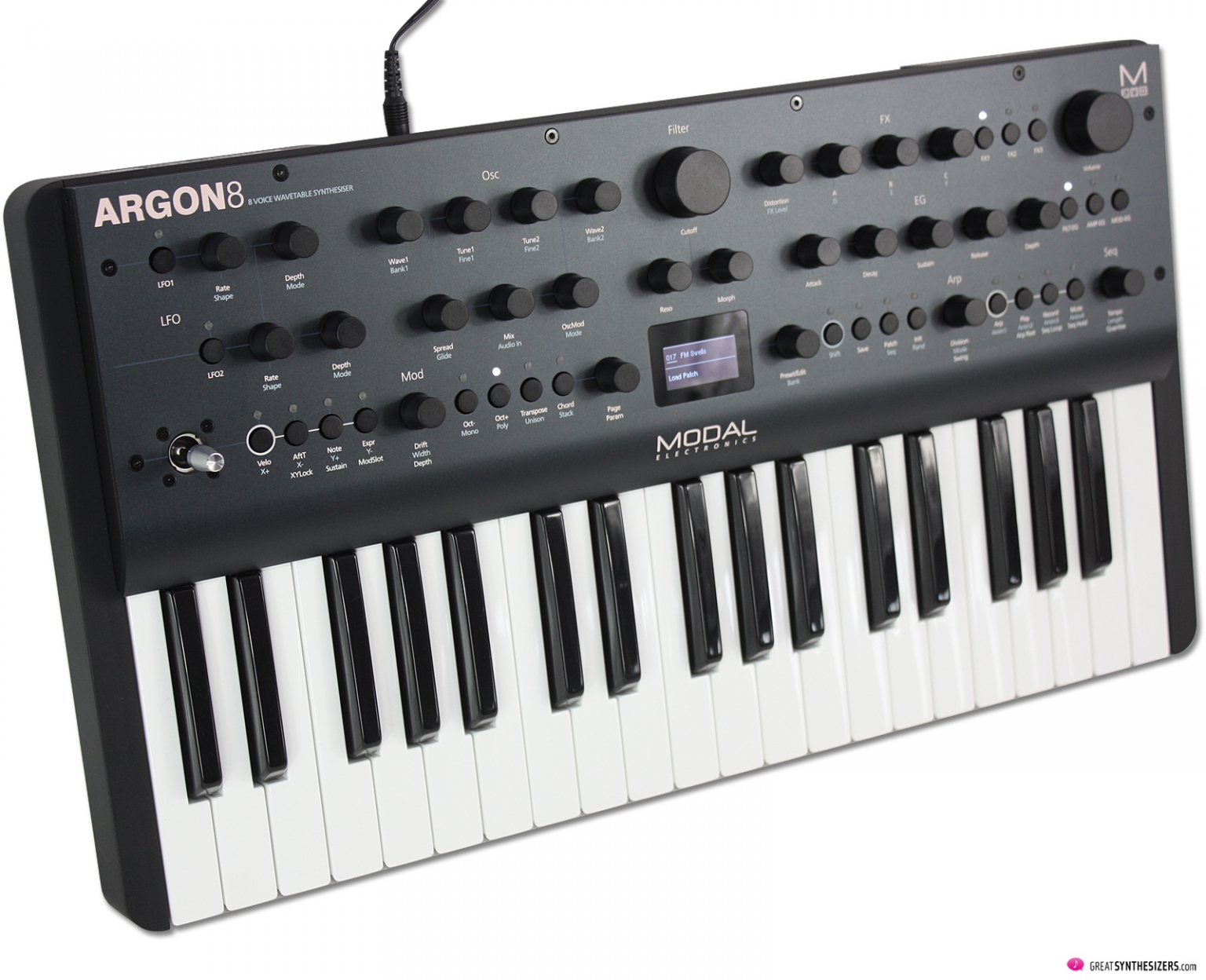 Modal Argon8 - a polyphonic Wavetable synthesizer - GreatSynthesizers