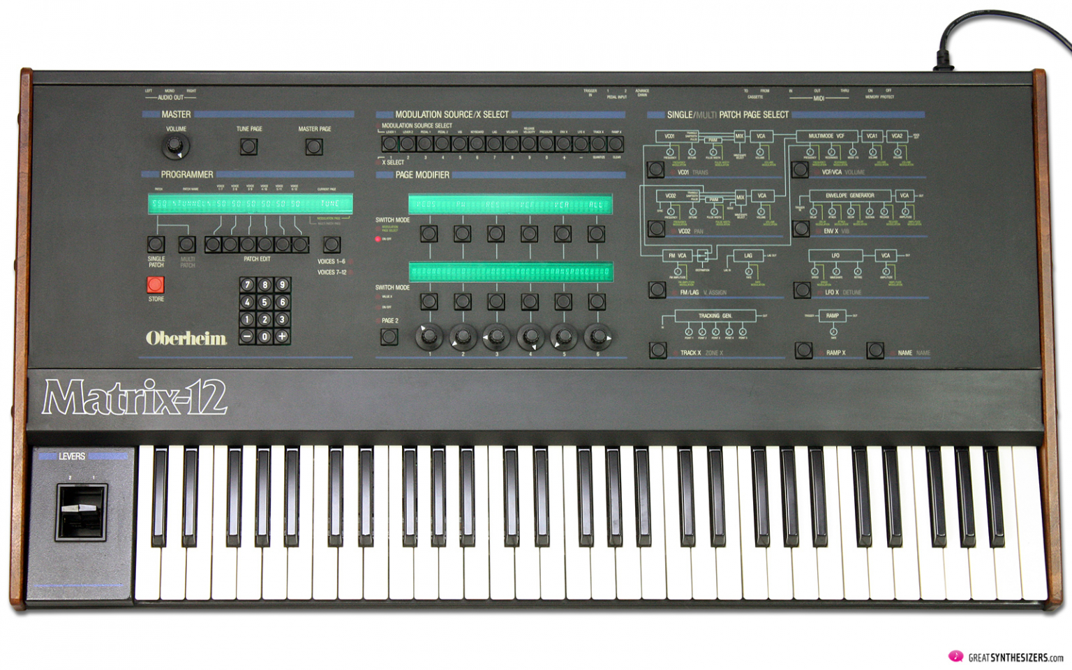 Impressionen des Oberheim Matrix-12 - GreatSynthesizers