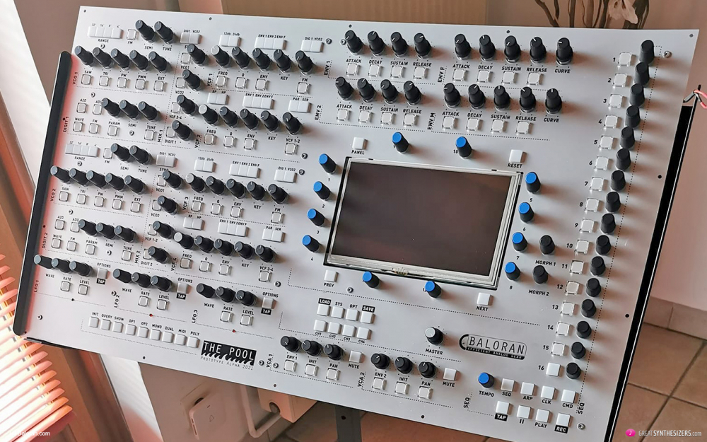 Baloran THE POOL - the monster-rack-synth from France - GreatSynthesizers