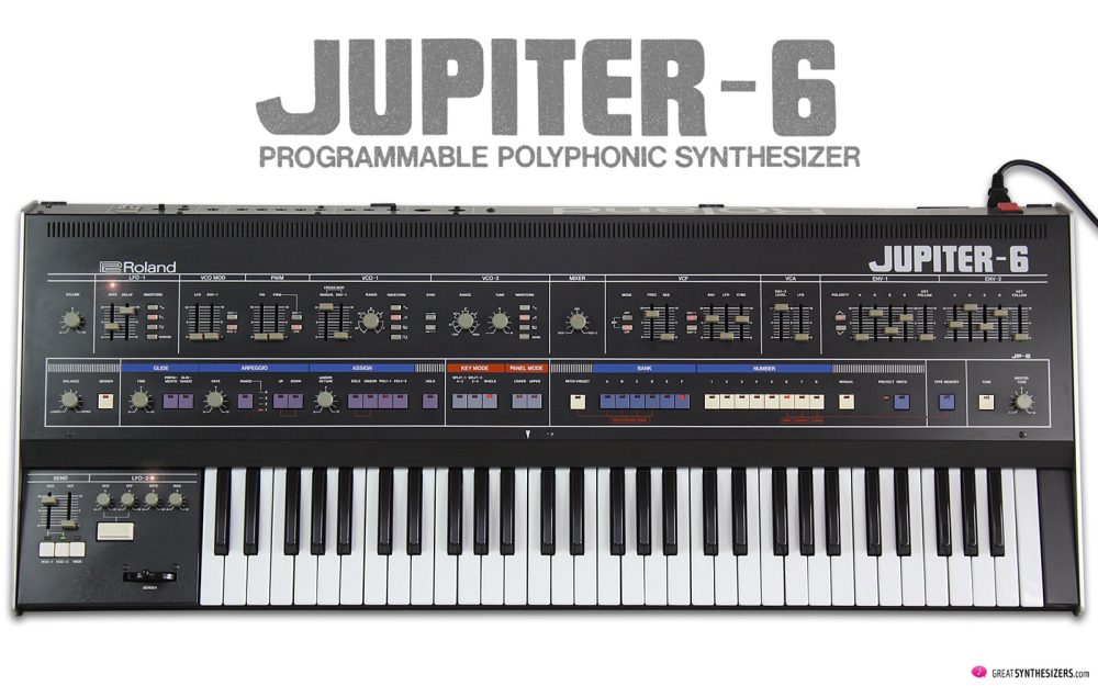 Roland Jupiter-6 - of harmonics, pads and polyrhythms - GreatSynthesizers