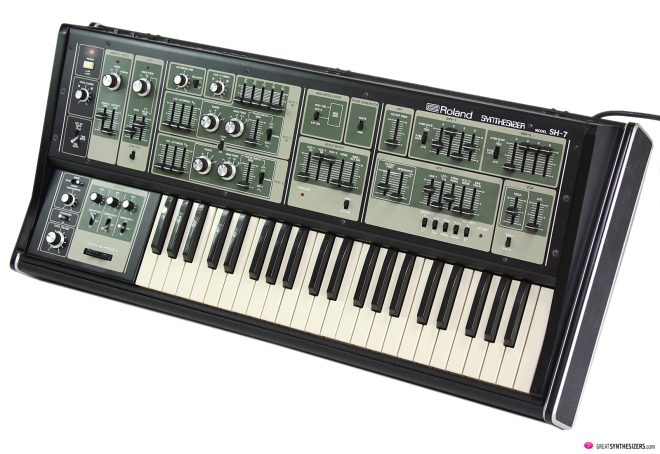 Roland SH-7 - a truely flexible Performance Synth - GreatSynthesizers